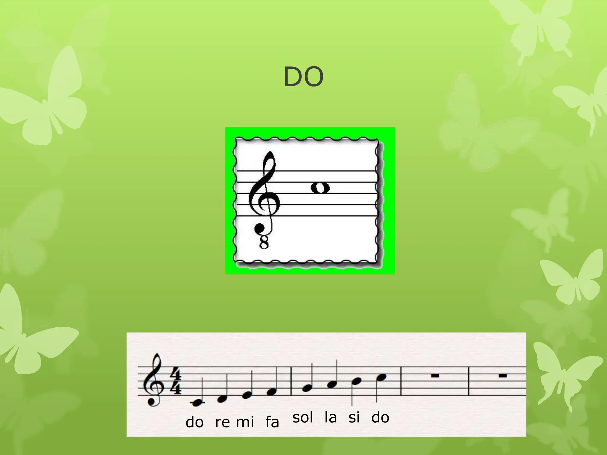 Notes on the staff Do major scale colorful.pptx | Music | Entertainment