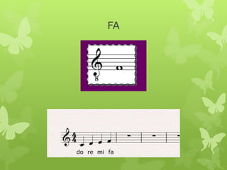 Notes on the staff Do major scale colorful.pptx