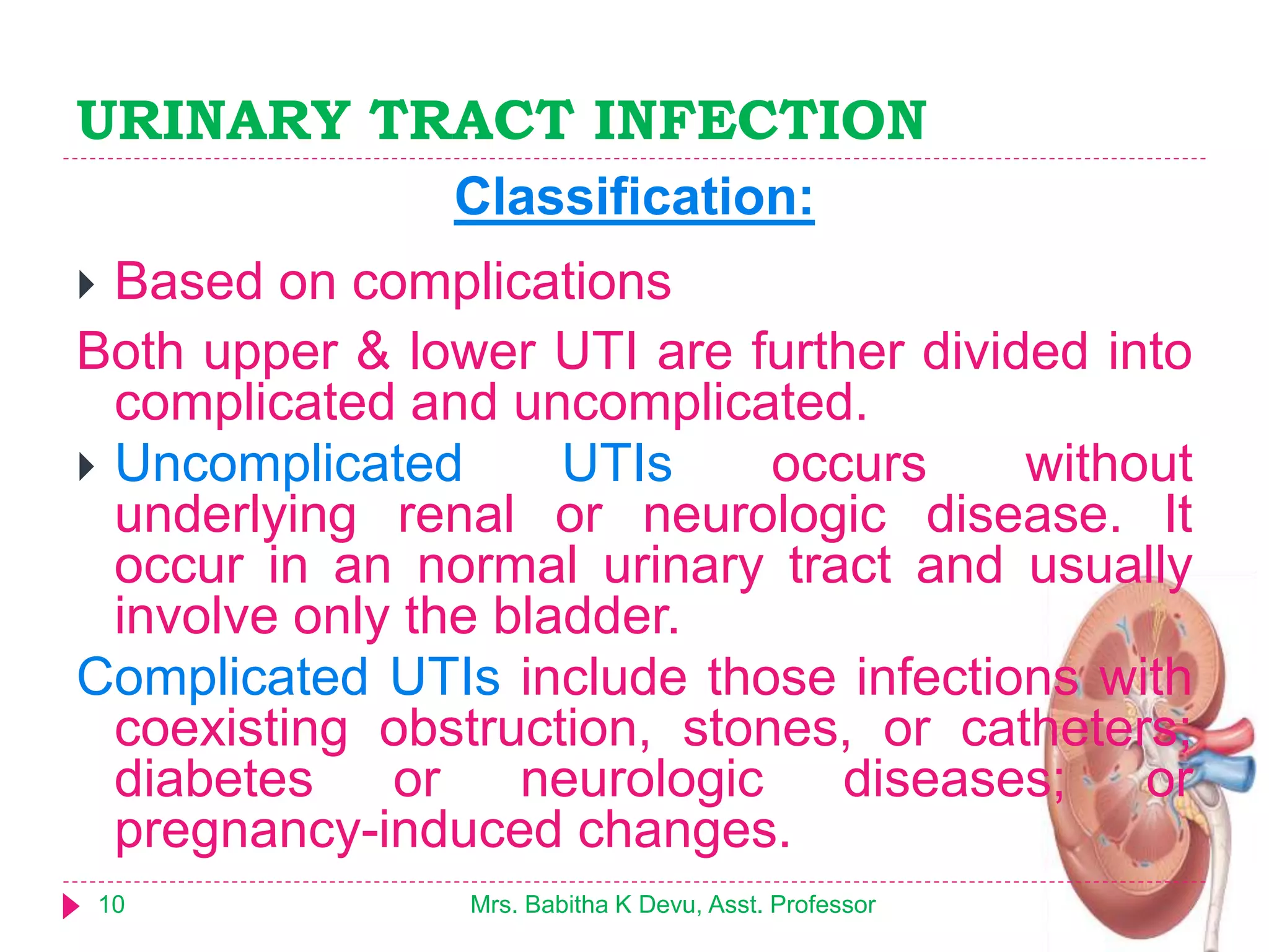 Notes on urinary disorders 1 | PPTX