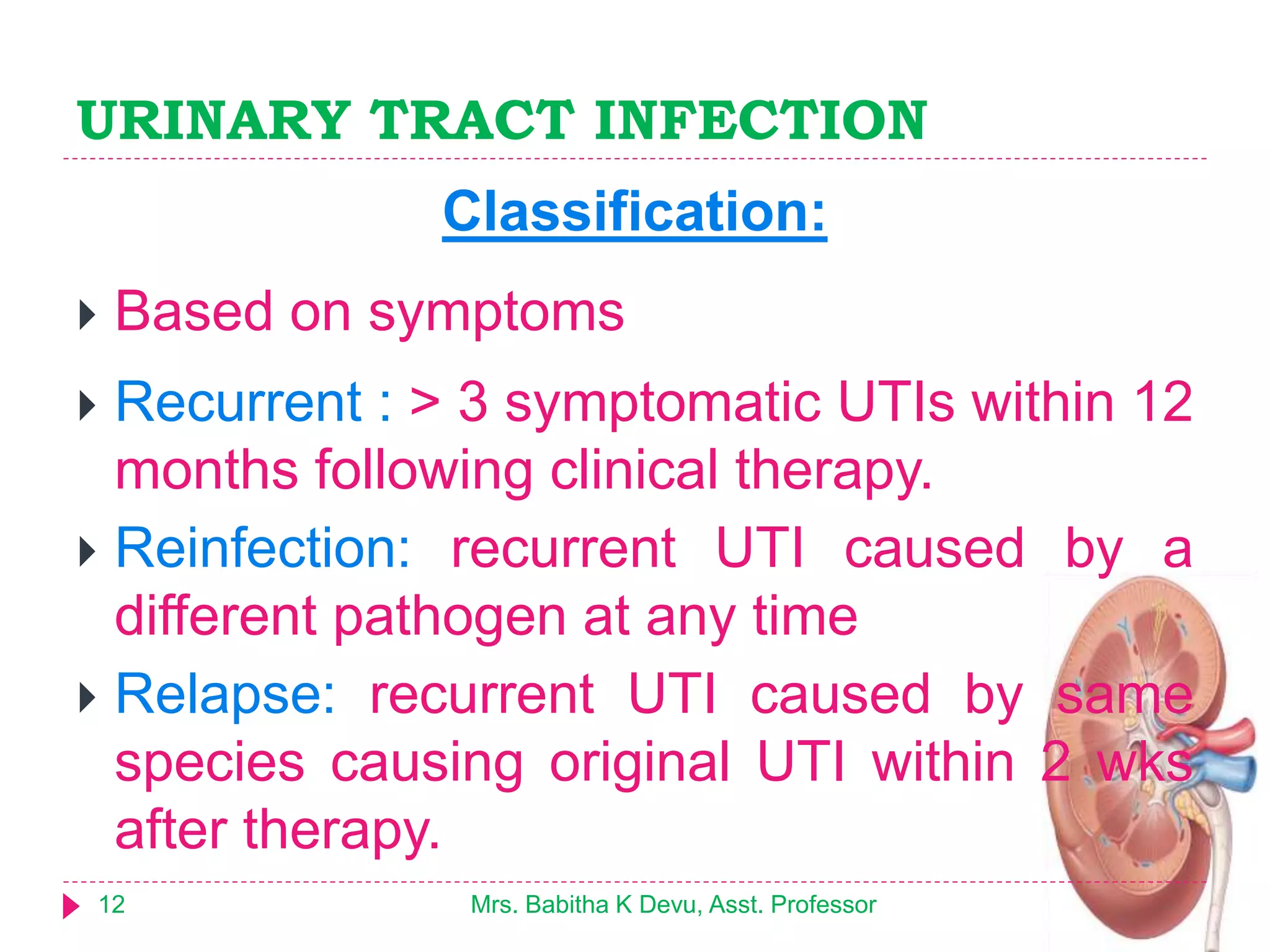 Notes on urinary disorders 1 | PPTX