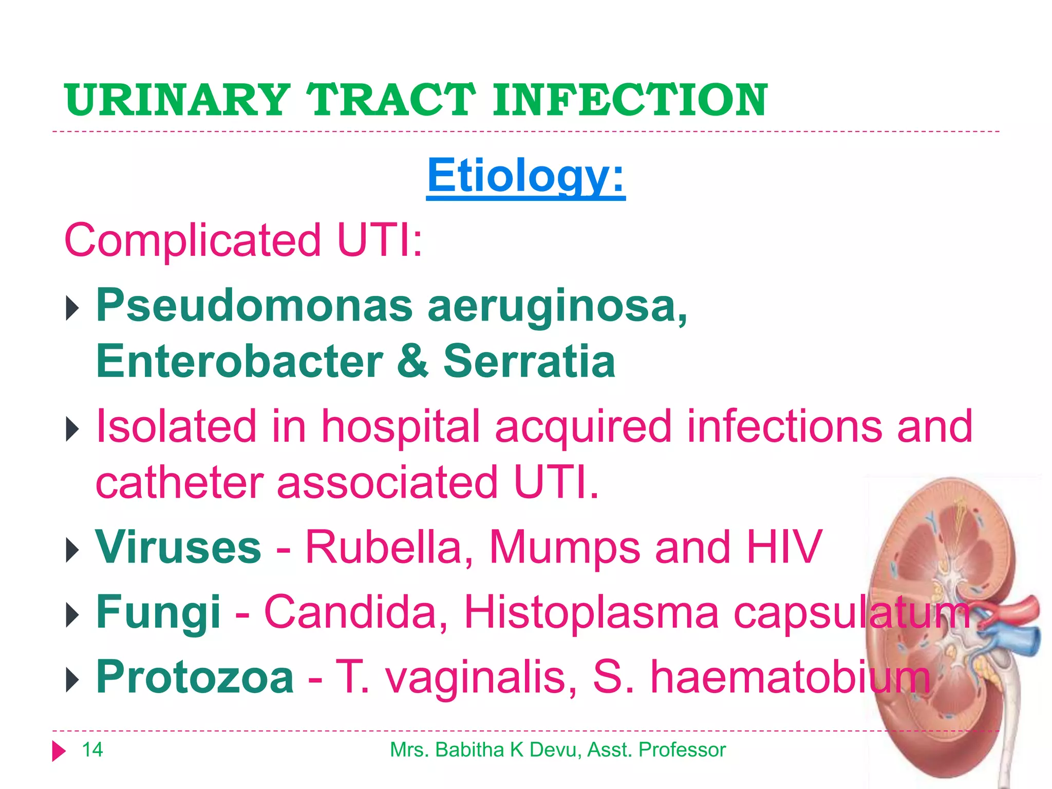 Notes on urinary disorders 1 | PPTX
