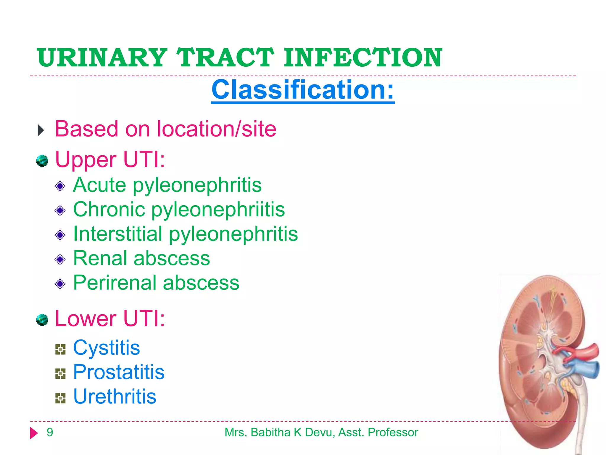 Notes on urinary disorders 1 | PPTX