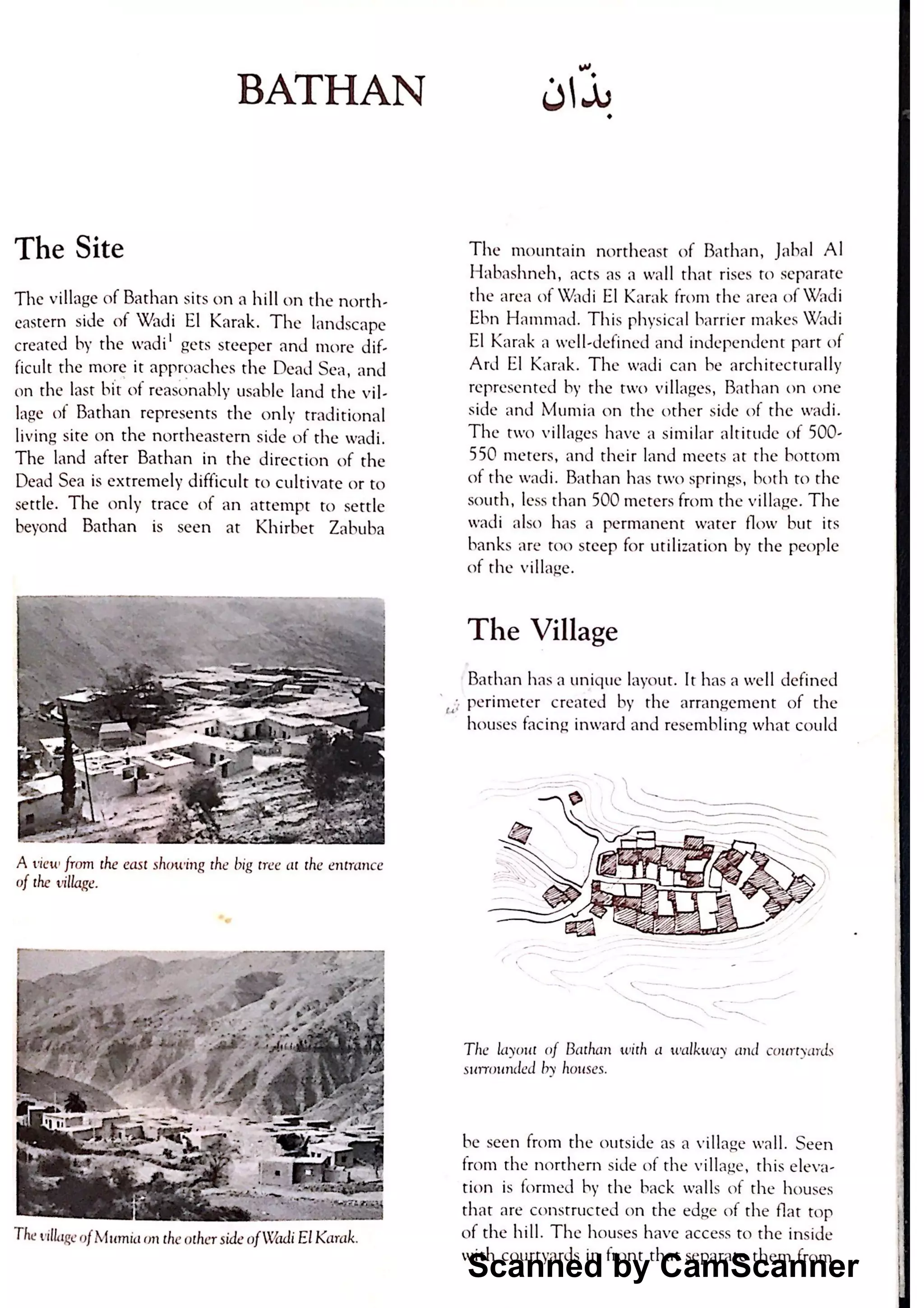 Notes on village architecture in Jordan | PDF