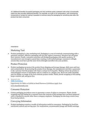 Notes packaging | DOCX