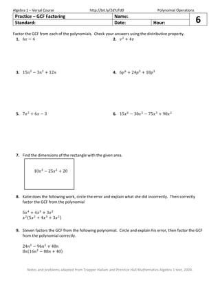 Polynomial Operations | PDF