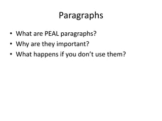 Notes & paragraphs | PPTX