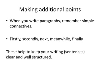 Notes & paragraphs | PPTX