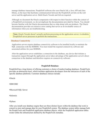 Peoplesoft PIA architecture | PDF
