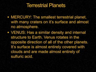 Notes on our solar system | PPTX