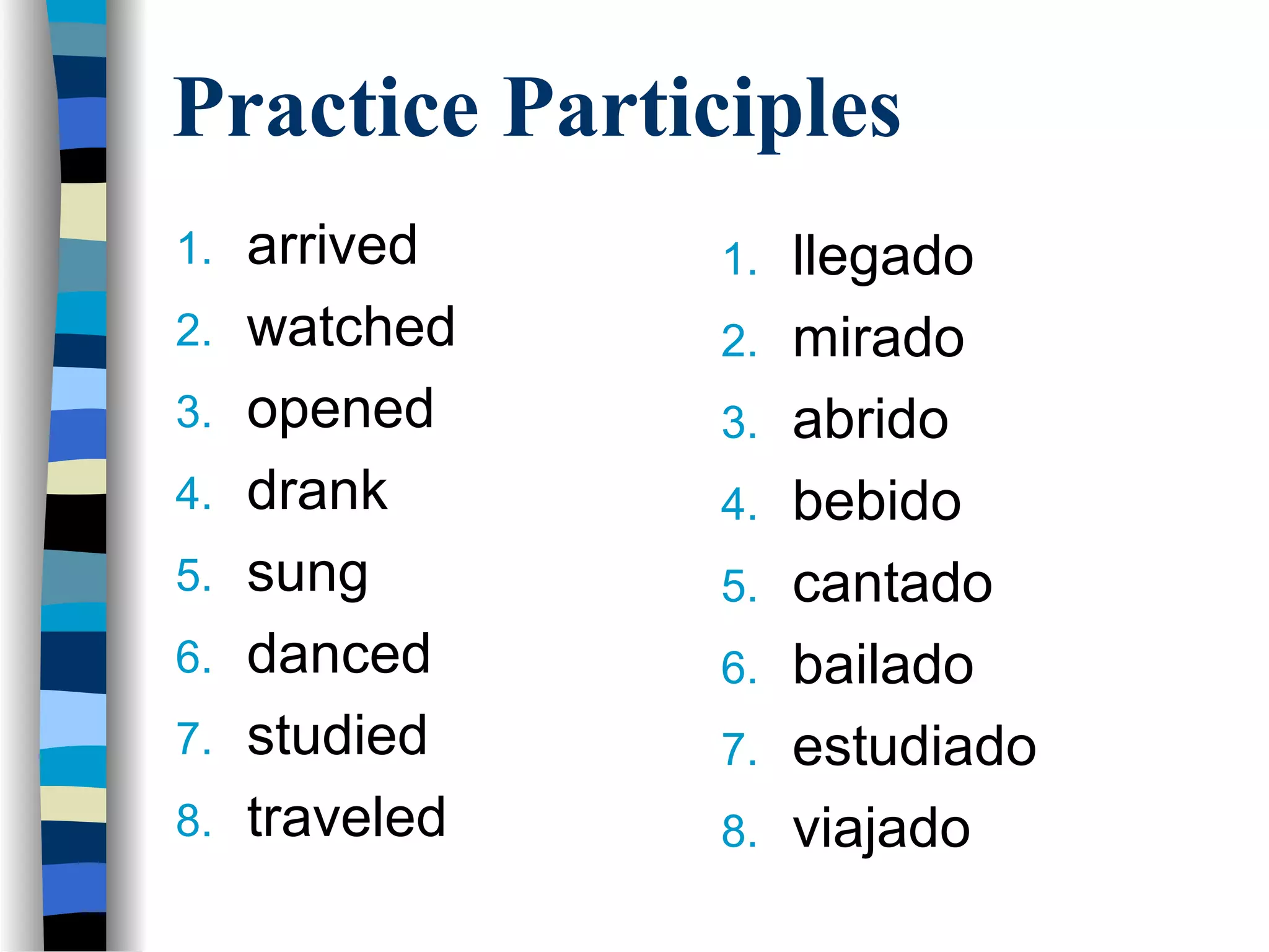 Present Perfect Notes | PPT