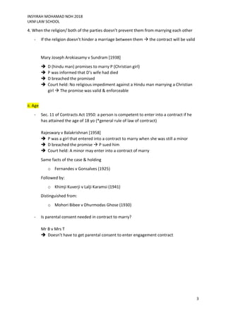 FAMILY LAW - PROMISE TO MARRY | PDF
