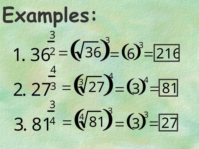 Rational Expressions and Exponents in Algebra | PPT