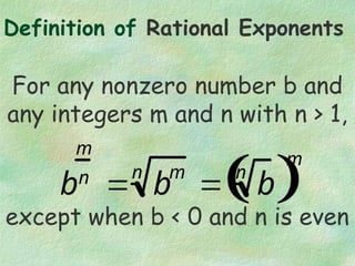 Rational Expressions and Exponents in Algebra | PPT | Physics | Science