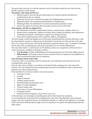 NOTES RETAIL AND DISTRIBUTION MANAGEMENT | PDF