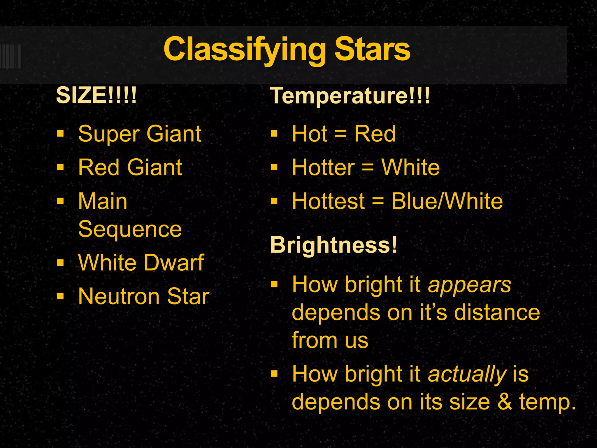 Star Classification | PPTX