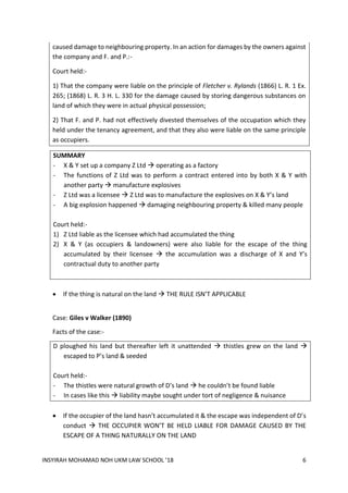 TORT LAW - STRICT LIABILITY | PDF