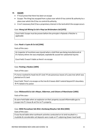 TORT LAW - STRICT LIABILITY | PDF
