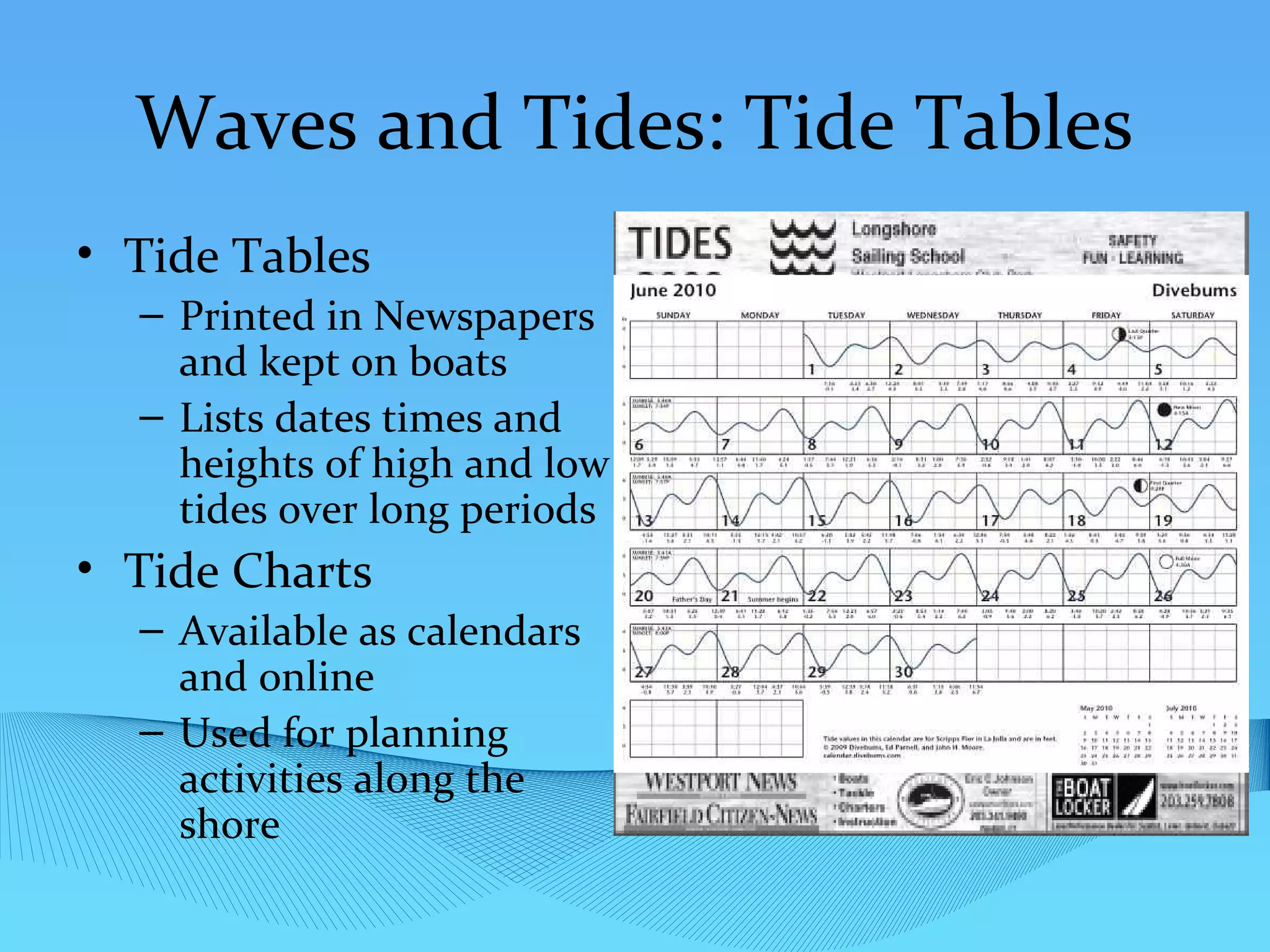 Notes about the Tides | PPT