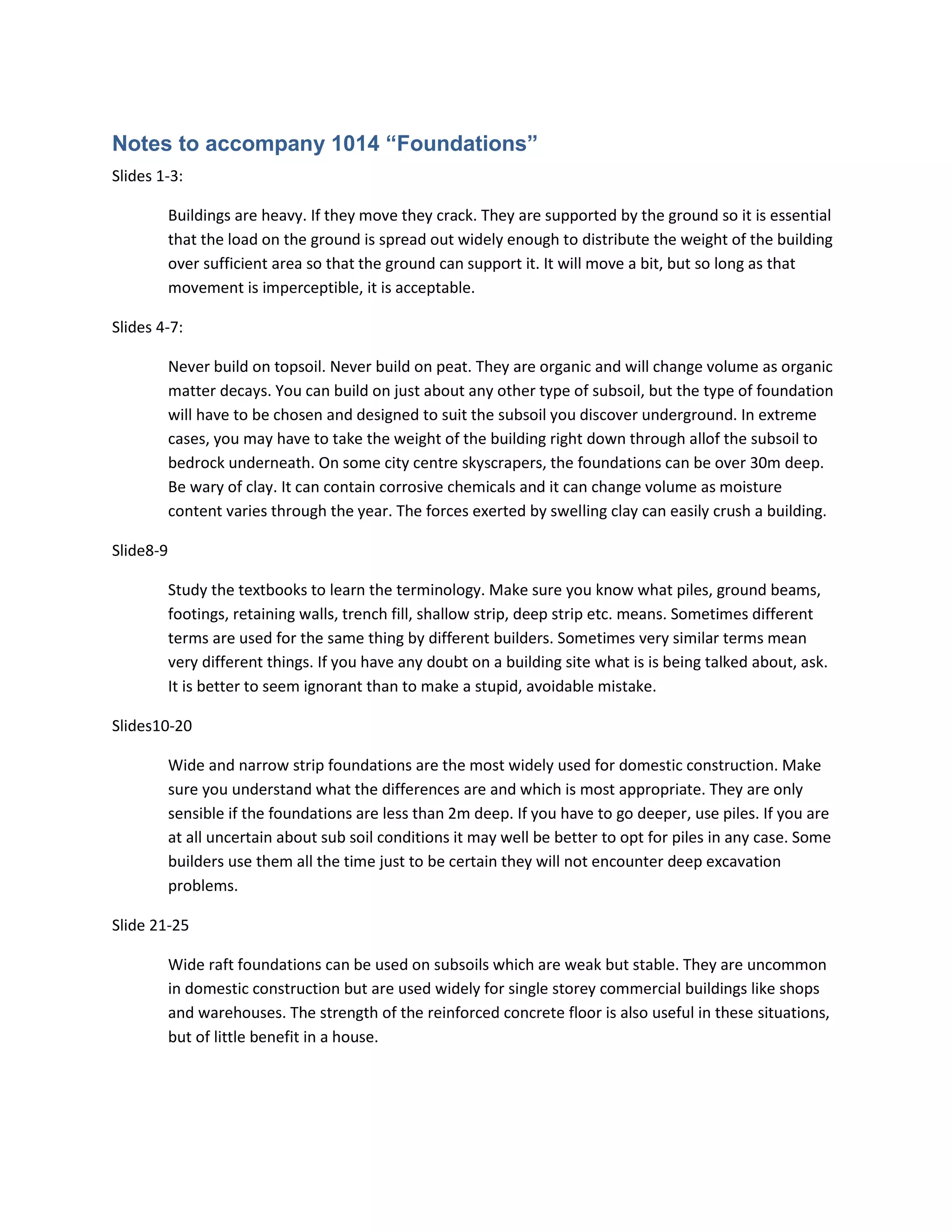 Notes to accompany 1014 foundations | DOCX