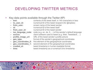 Notes towards the Scientific Study of Public Communication on Twitter