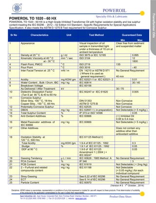 Notes transformer oil | PDF