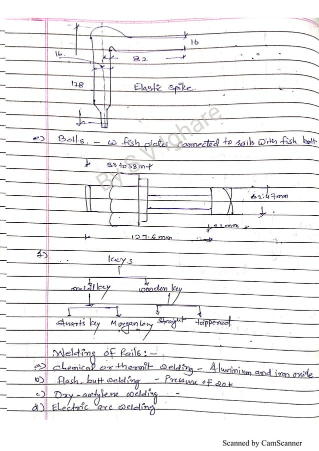 Notes - transportation engineering, railway, dock and harbour | PDF
