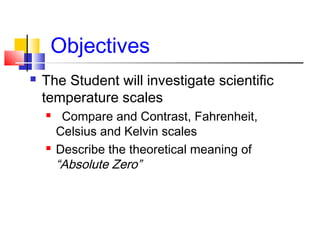 Notes yb 01 temperature scales | PPT
