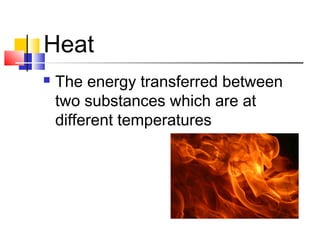 Notes yb lab 1 and lab 2 hot and cold and tracking the heat | PPT