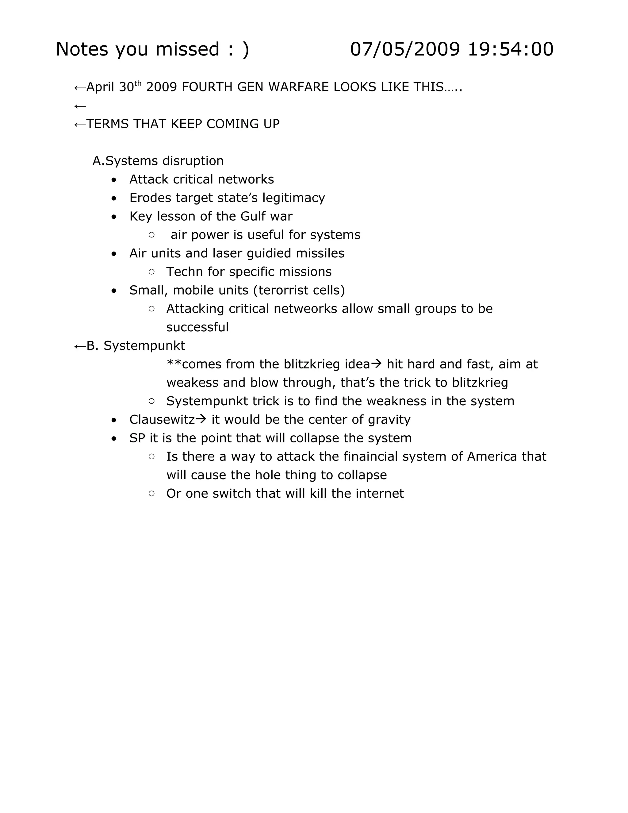 Notes You Missed | DOC