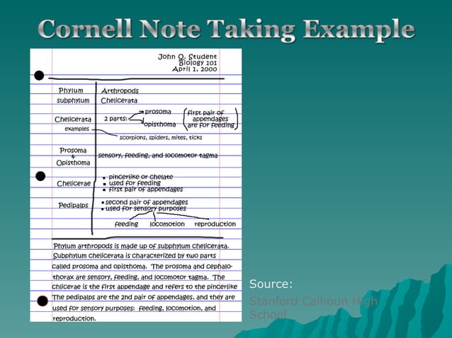 Note taking | PPT