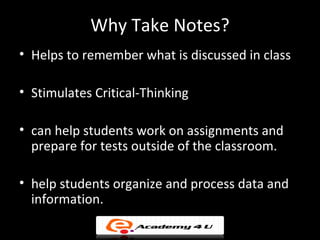 Note taking | PPT