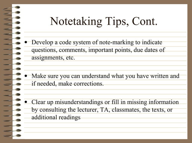 Notetaking | PPT