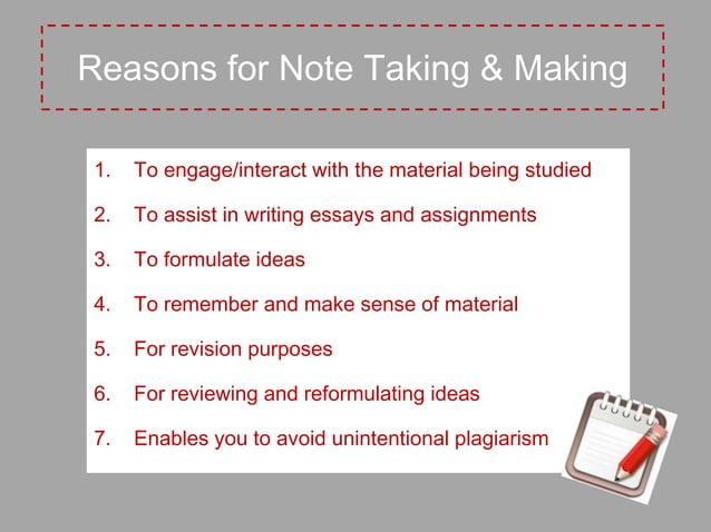 Note Taking for Students | PPTX