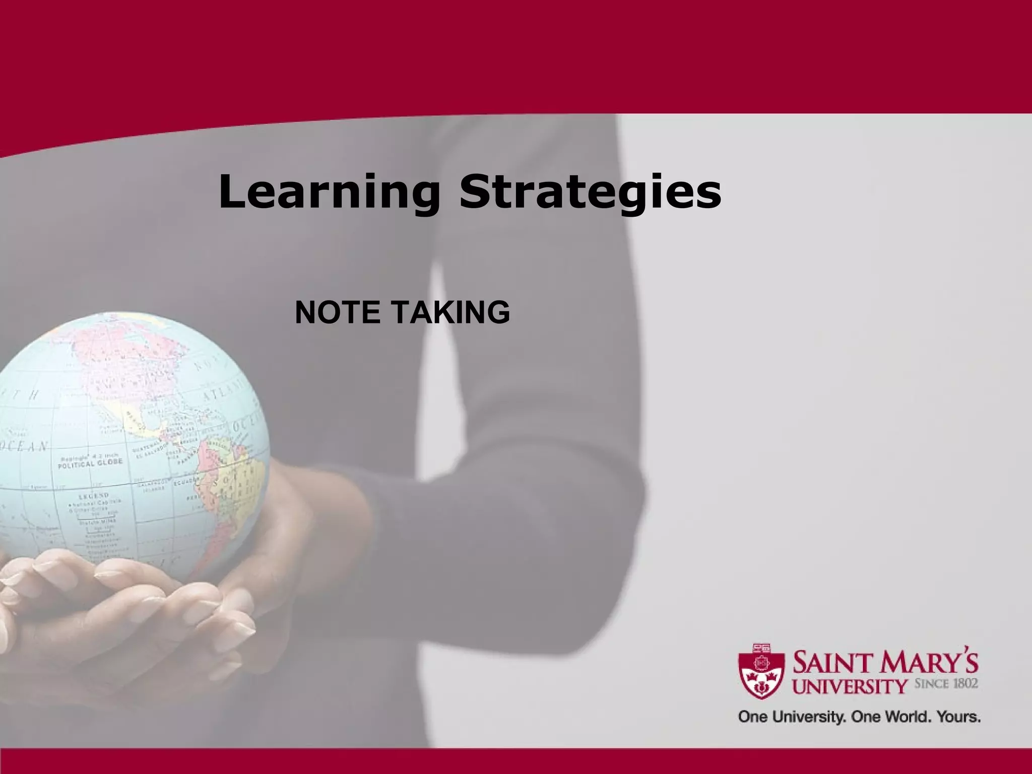 Note taking | PPT