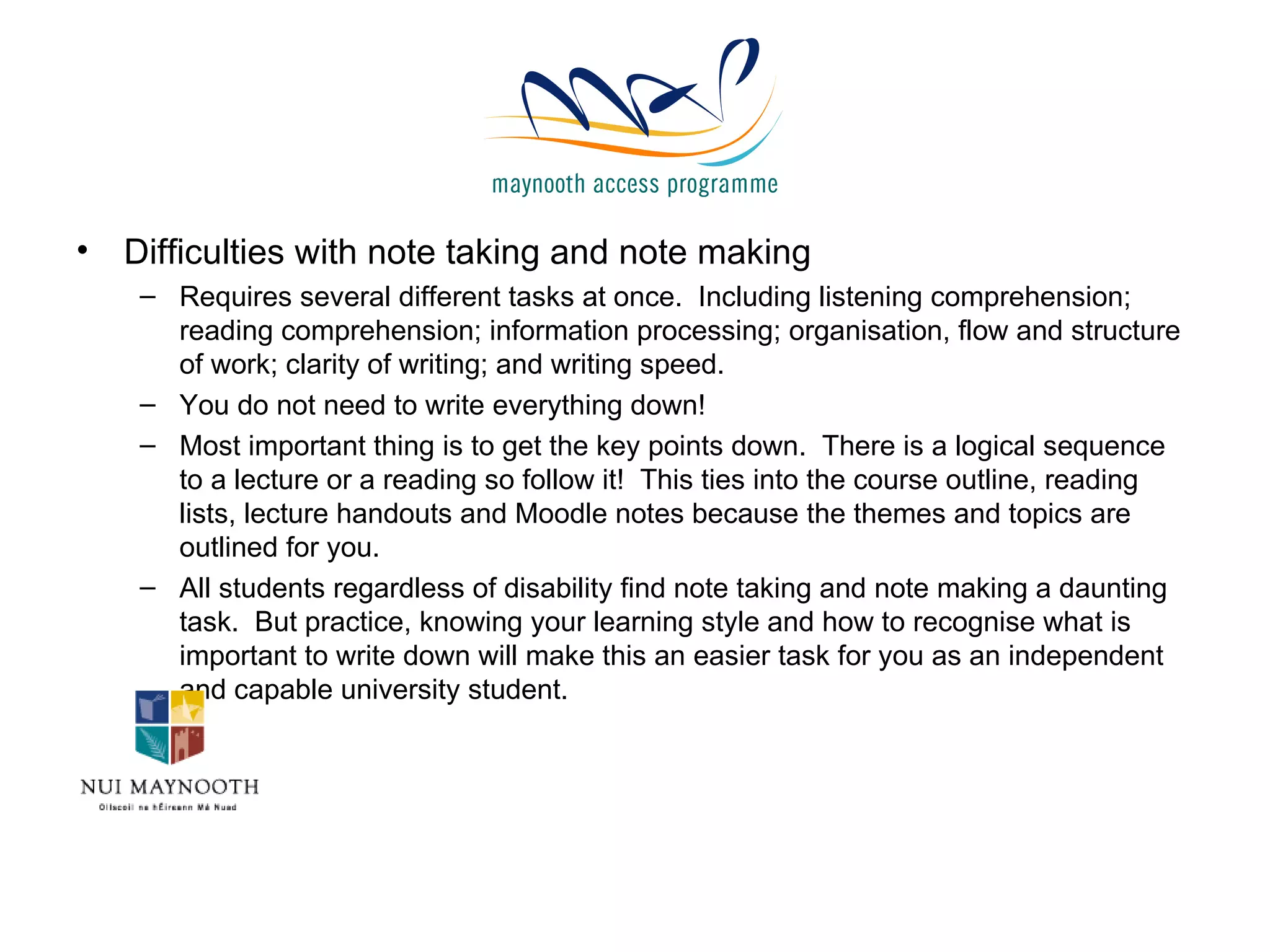 Notetaking and note_making | PPT