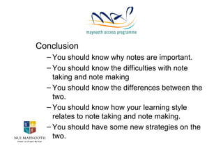 Notetaking and note_making | PPT