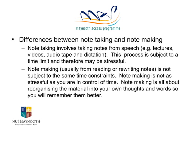 Notetaking and note_making | PPT