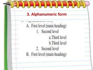 Note taking and outlining | PPTX