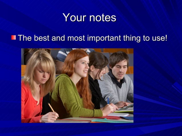 Note taking and study skills | PPT | Education