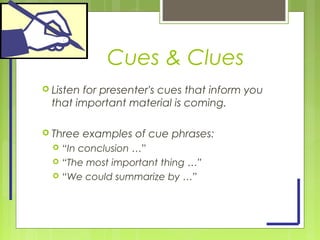 Note taking basics (updated) | PPT