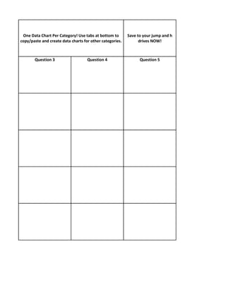 Note Taking Data Chart 6th | PPT