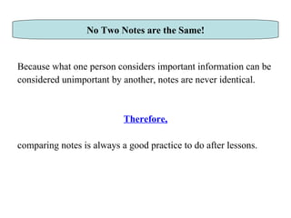 Note taking driving license | PPT