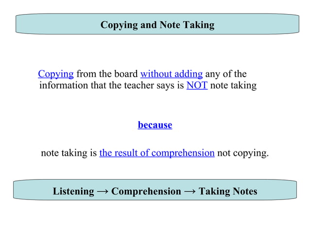 Note taking driving license | PPT