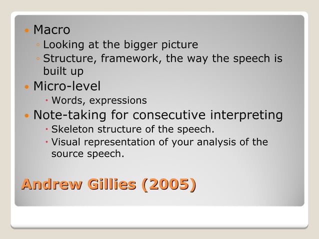 Note taking for consecutive interpreting | PDF