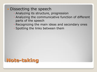 Note taking for consecutive interpreting | PDF