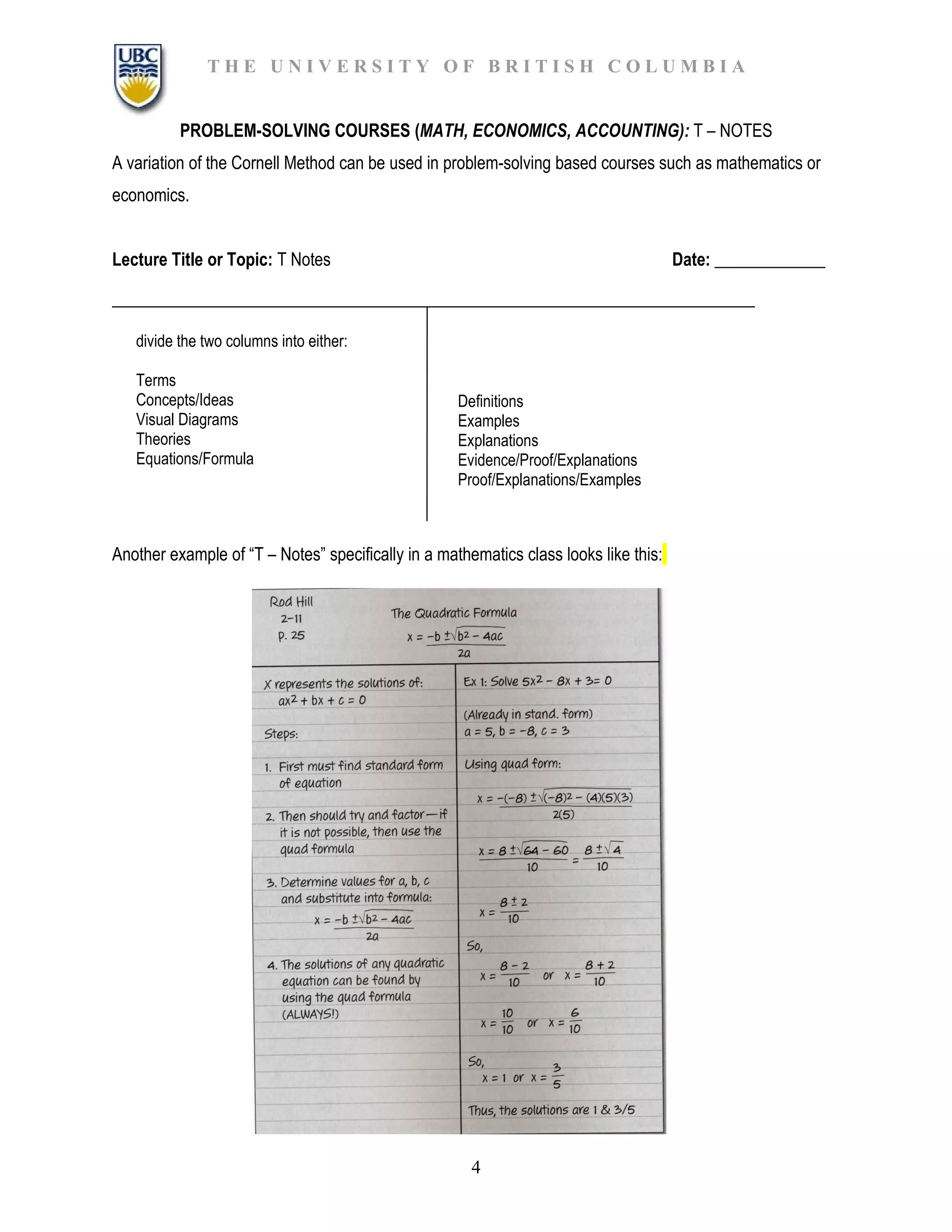 notetaking_handout(goerzen 2011) | DOC