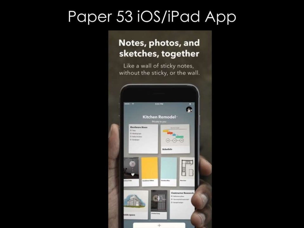 Paper 53 iOS/ iPcJd App