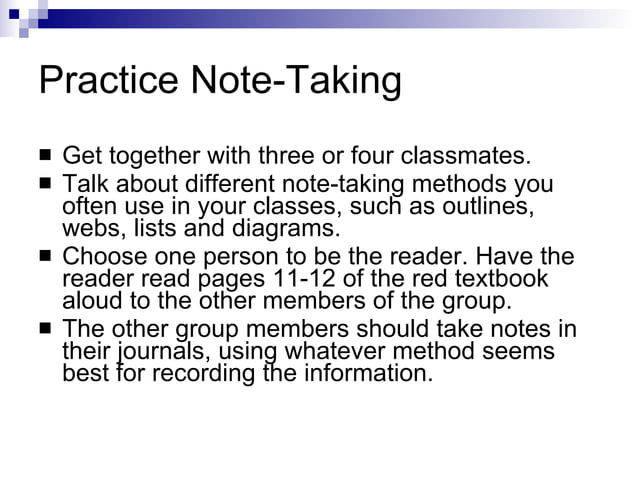 Notetaking Methods | PPT