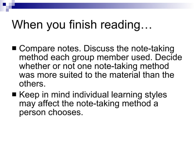 Notetaking Methods | PPT