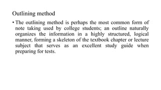 Note taking methods,agenda of meeting.pptx